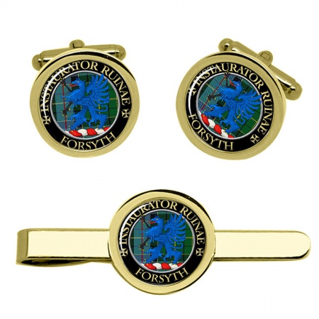Forsyth Scottish Clan Crest Tie Clip - Family Crests
