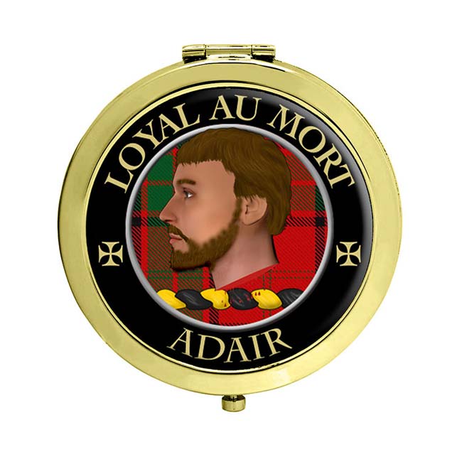 Adair Scottish Clan Crest Compact Mirror - Family Crests