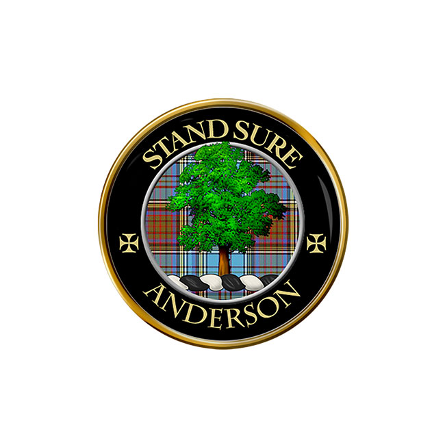 Anderson Scottish Clan Crest Pin Badge - Family Crests Anderson Scottish Clan Crest Pin Badge - Family Crests