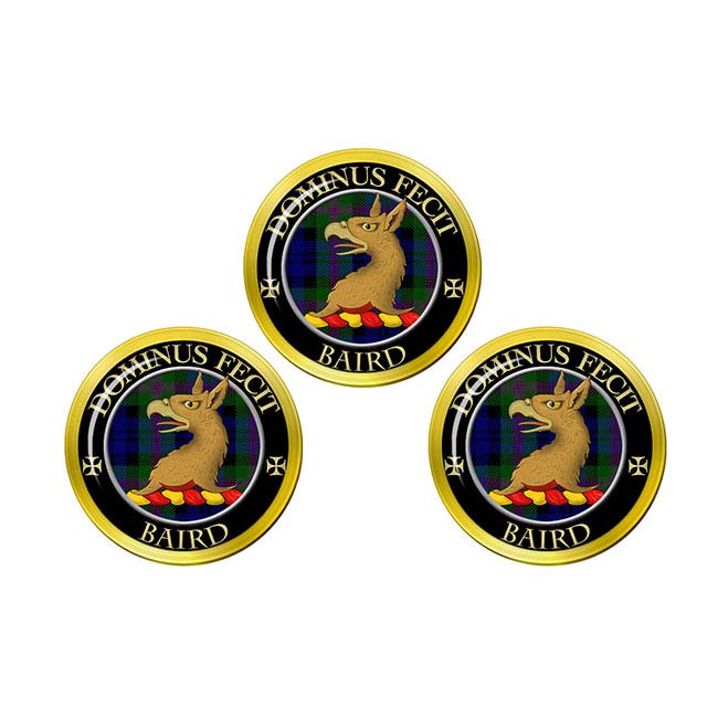 Baird Scottish Clan Crest Golf Ball Markers - Family Crests