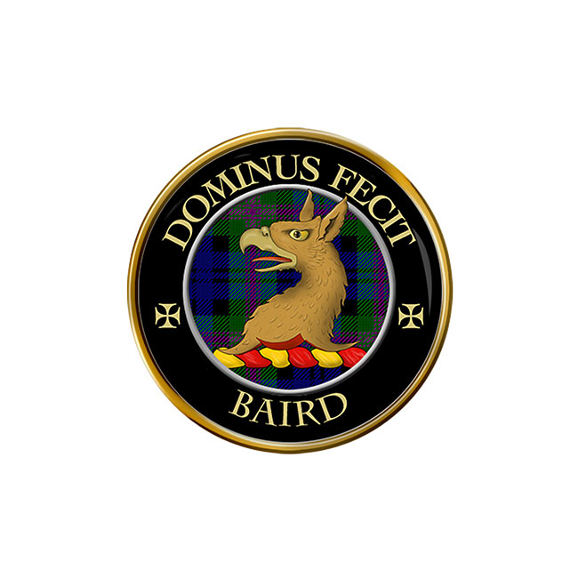 Baird Scottish Clan Crest Pin Badge - Family Crests