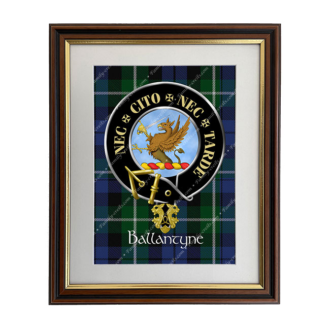 Ballantyne Scottish Clan Crest Framed Print - Family Crests