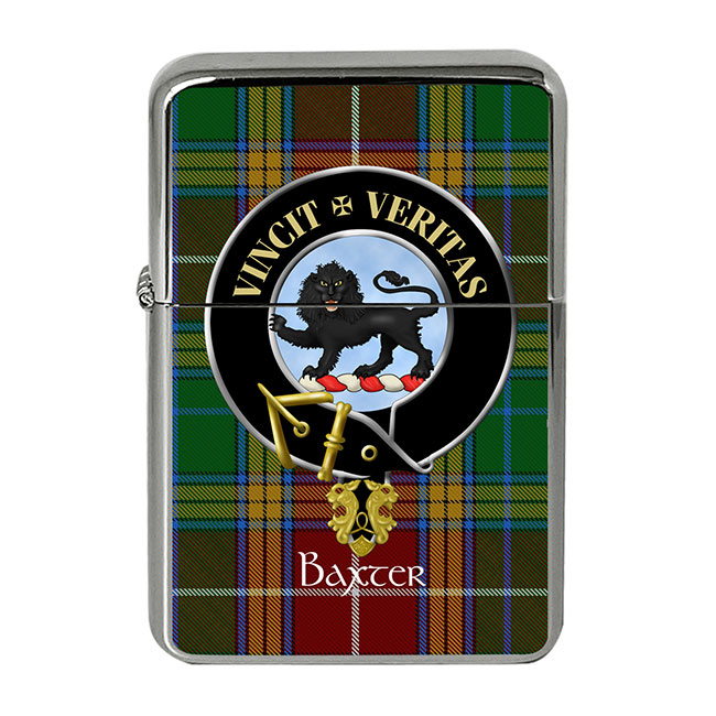 Baxter Scottish Clan Crest Flip Top Lighter - Family Crests