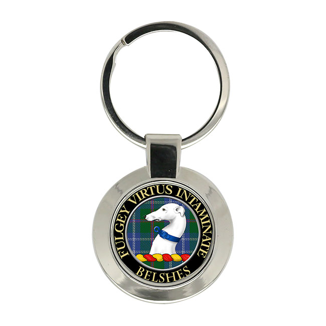 Belshes Scottish Clan Crest Key Ring - Family Crests