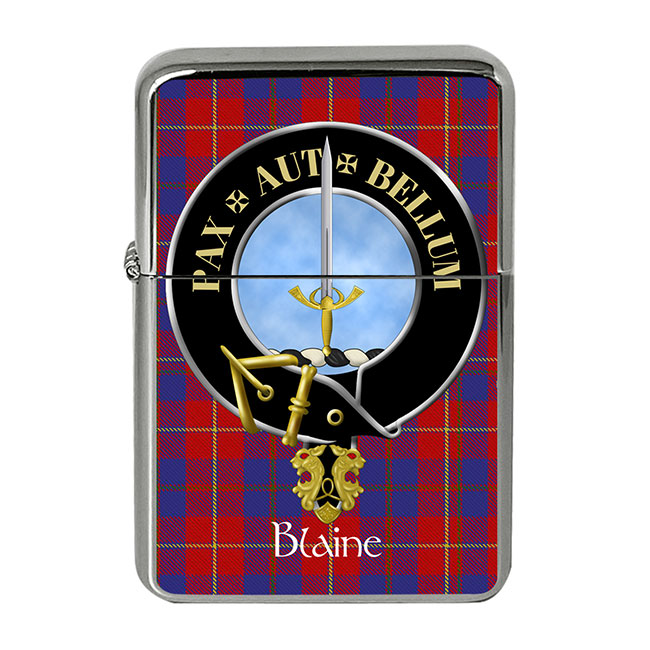 Blaine Scottish Clan Crest Flip Top Lighter - Family Crests