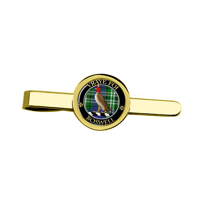 Boswell Scottish Clan Crest Tie Clip - Family Crests