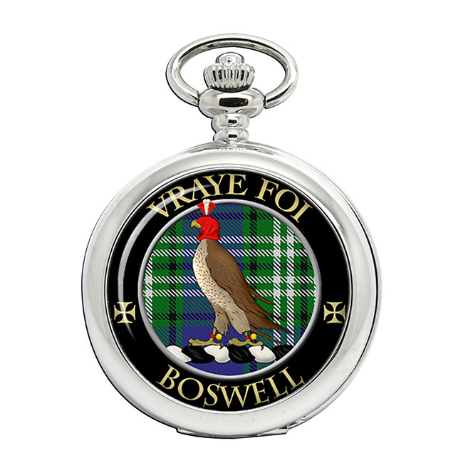 Boswell Scottish Clan Crest Pocket Watch - Family Crests