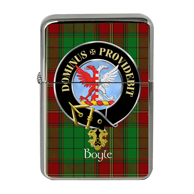 Boyle Scottish Clan Crest Flip Top Lighter - Family Crests