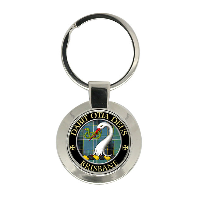 Brisbane Scottish Clan Crest Key Ring - Family Crests