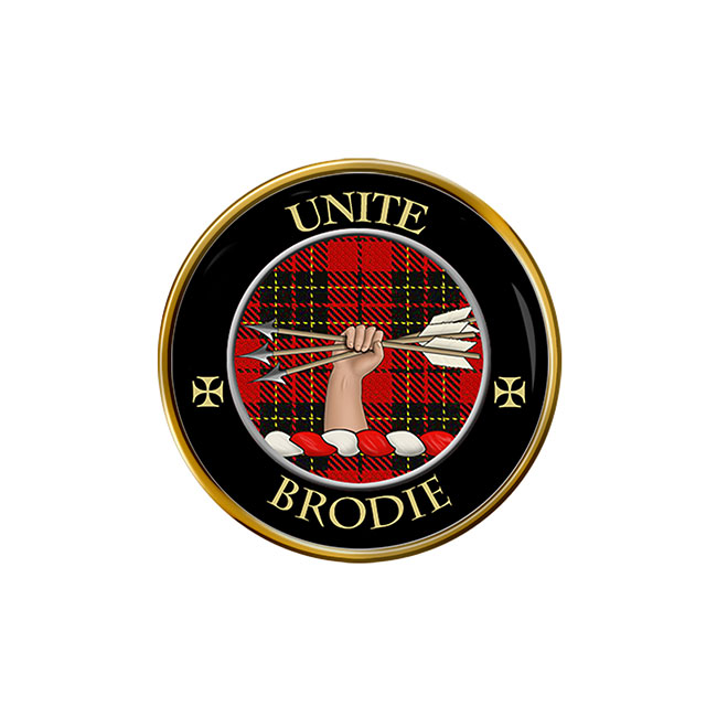 Brodie Scottish Clan Crest Pin Badge - Family Crests