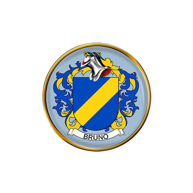 Bruno (Italy) Coat of Arms Pin Badge - Family Crests
