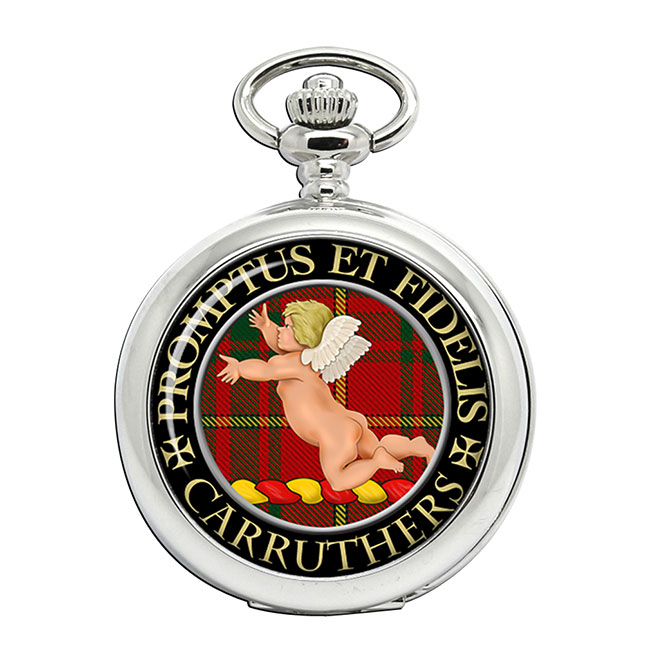 Carruthers Scottish Clan Crest Pocket Watch - Family Crests