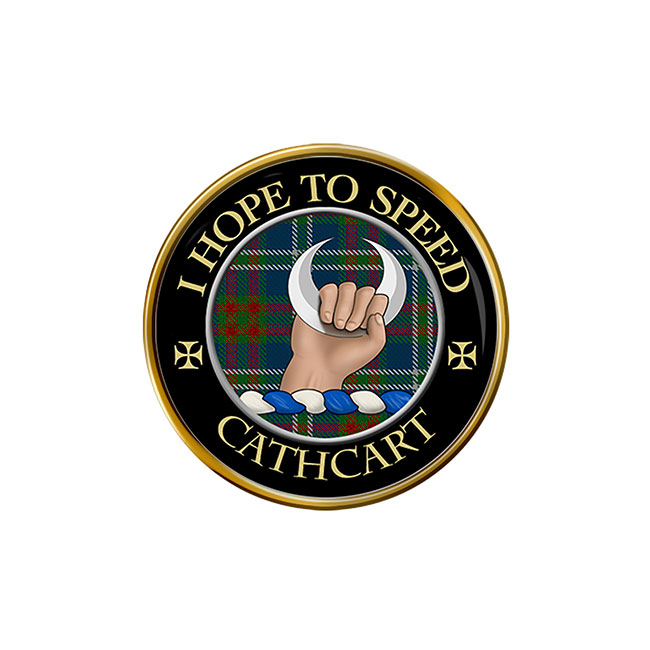 Cathcart Scottish Clan Crest Pin Badge - Family Crests