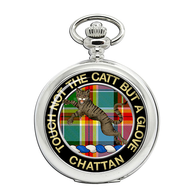 Chattan Scottish Clan Crest Pocket Watch - Family Crests