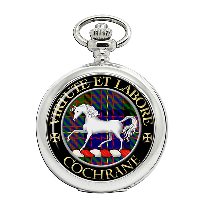 Cochrane Scottish Clan Crest Pocket Watch - Family Crests
