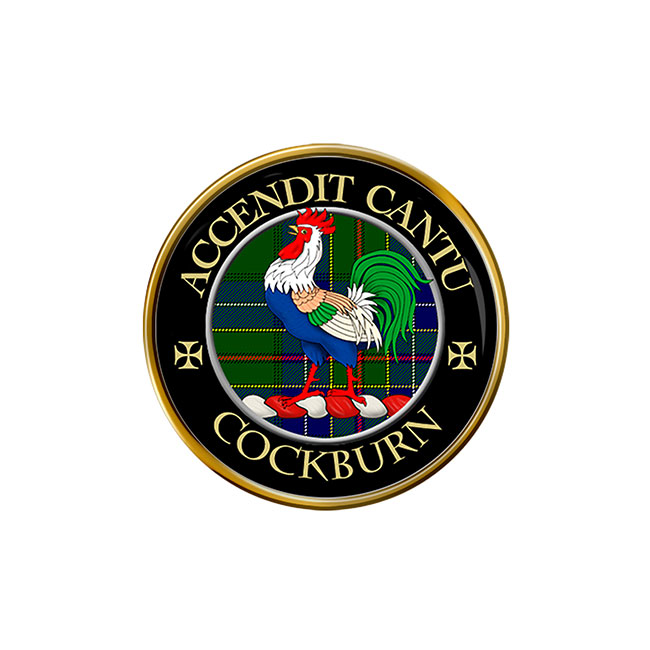 Cockburn Scottish Clan Crest Pin Badge - Family Crests