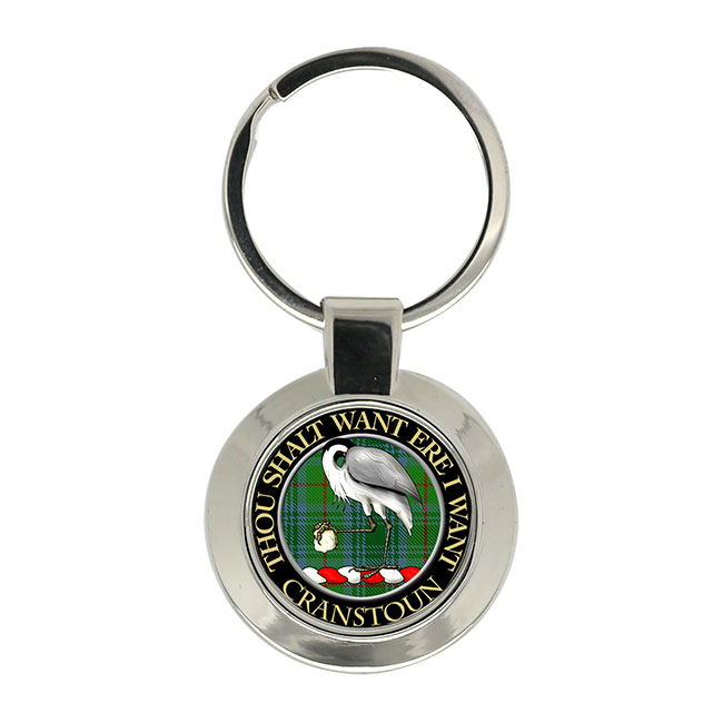 Cranstoun Scottish Clan Crest Key Ring - Family Crests