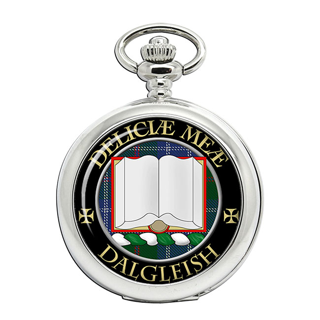 Dalgleish Scottish Clan Crest Pocket Watch - Family Crests