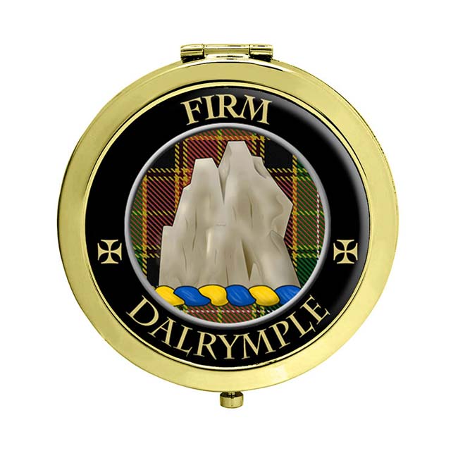 Dalrymple Scottish Clan Crest Compact Mirror - Family Crests