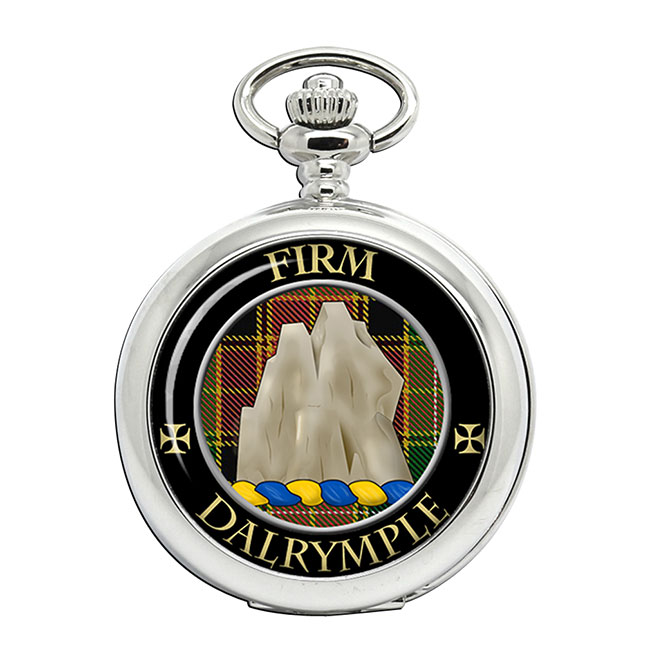Dalrymple Scottish Clan Crest Pocket Watch - Family Crests