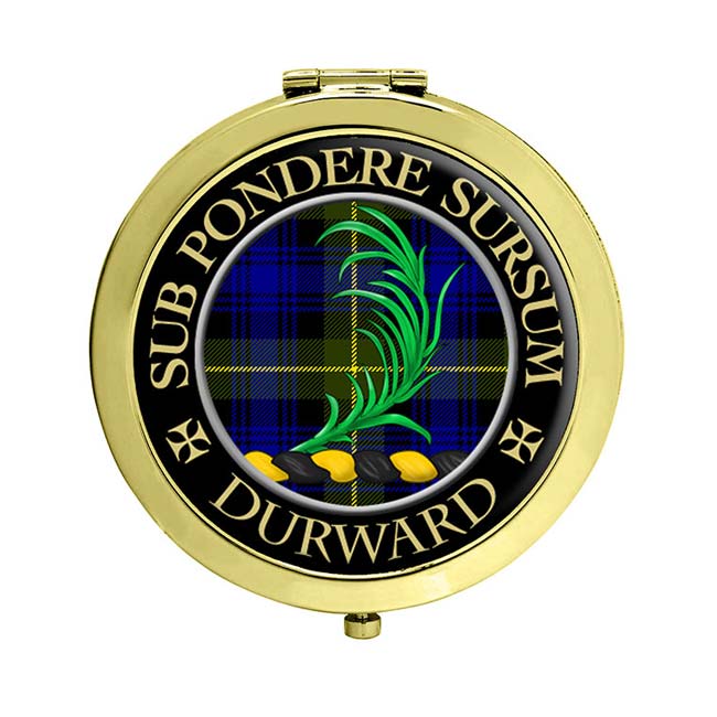 Durward Scottish Clan Crest Compact Mirror - Family Crests