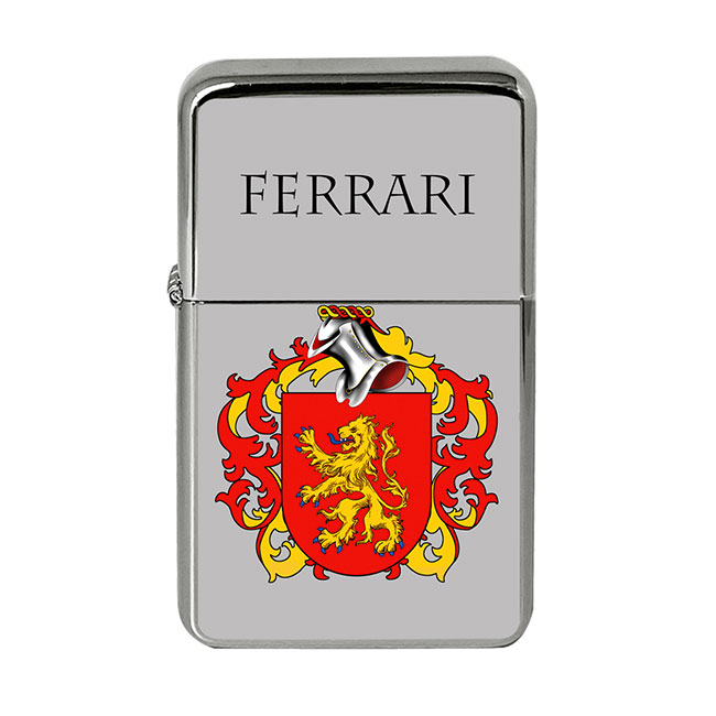 Ferrari (Italy) Coat of Arms Flip Top Lighter - Family Crests