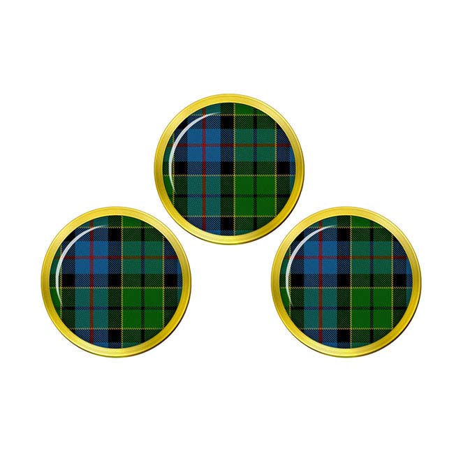 Forsyth Scottish Tartan Golf Ball Markers - Family Crests