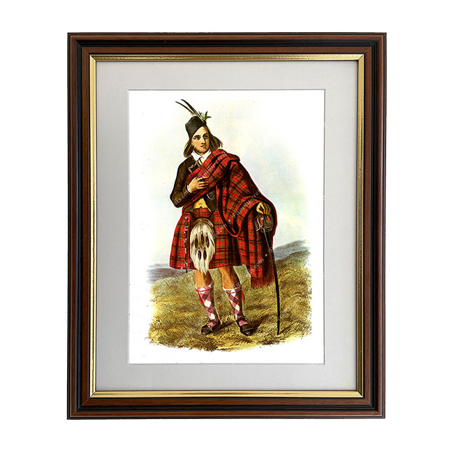 Fraser Scottish Clansman Print - Family Crests