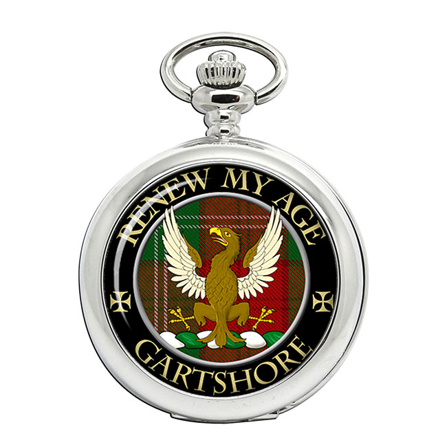 Gartshore Scottish Clan Crest Pocket Watch - Family Crests