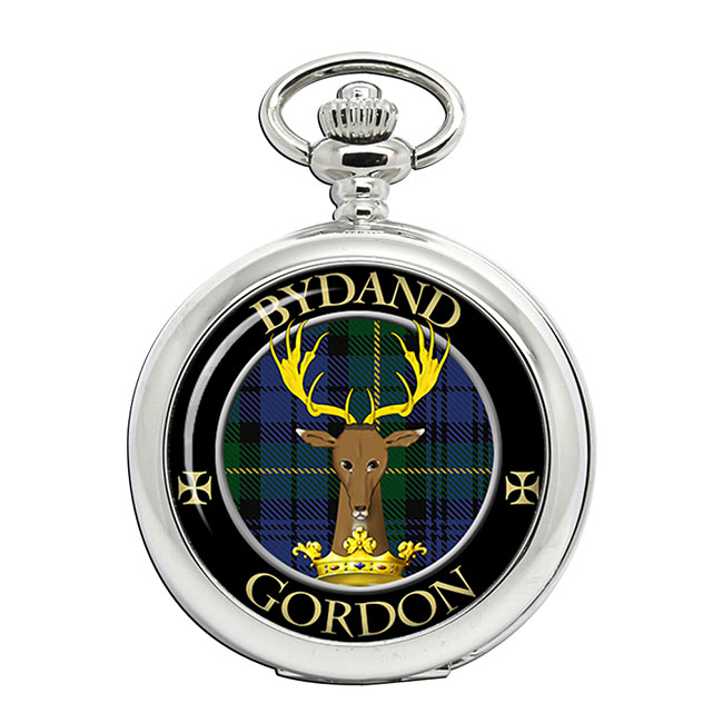 Gordon Scottish Clan Crest Pocket Watch - Family Crests