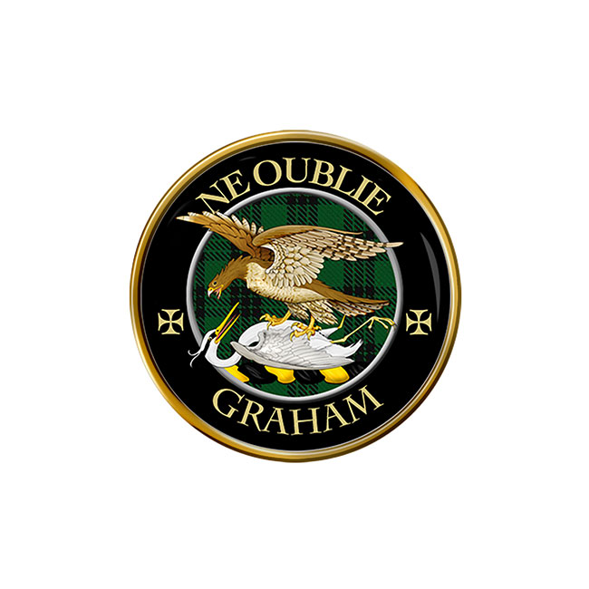 Graham Scottish Clan Crest Pin Badge - Family Crests