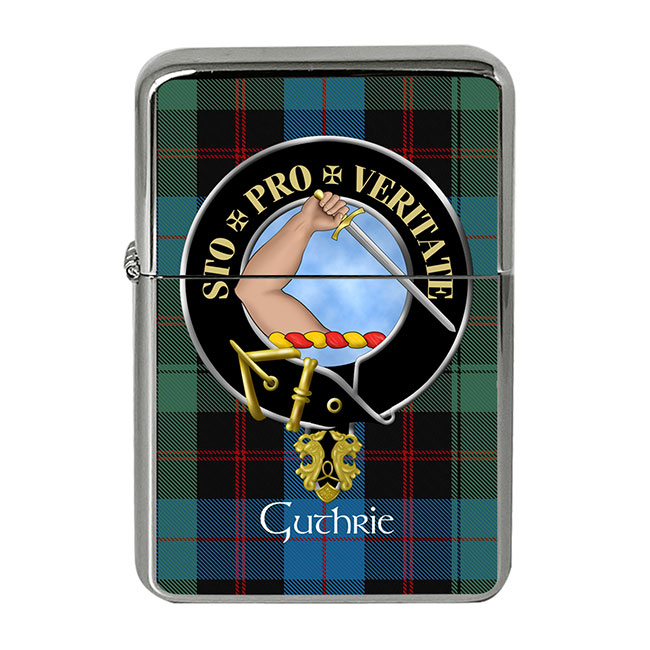 Guthrie Scottish Clan Crest Flip Top Lighter - Family Crests