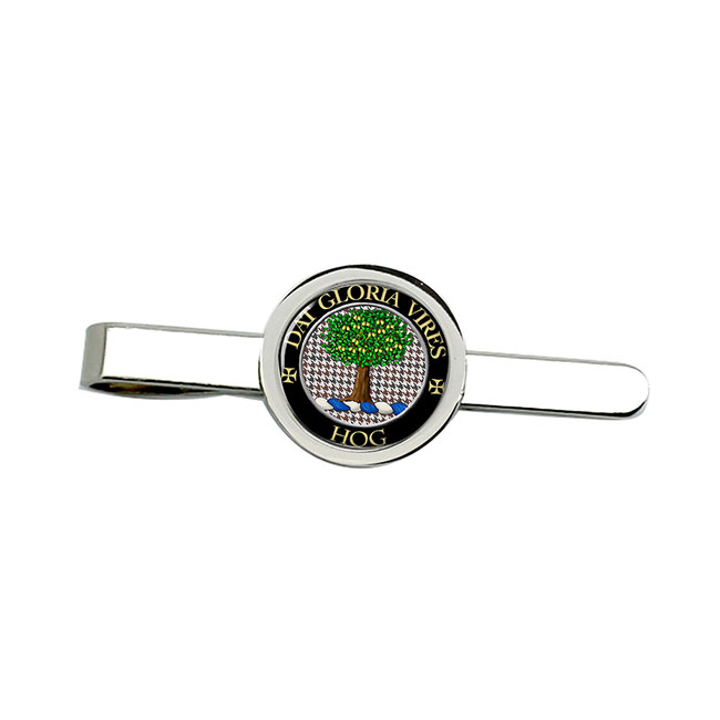 Hog Scottish Clan Crest Tie Clip - Family Crests
