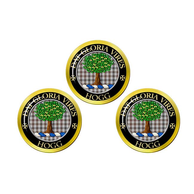 Hogg Scottish Clan Crest Golf Ball Markers - Family Crests