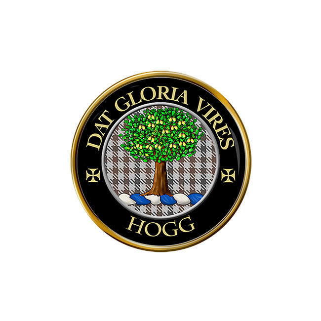 Hogg Scottish Clan Crest Pin Badge - Family Crests