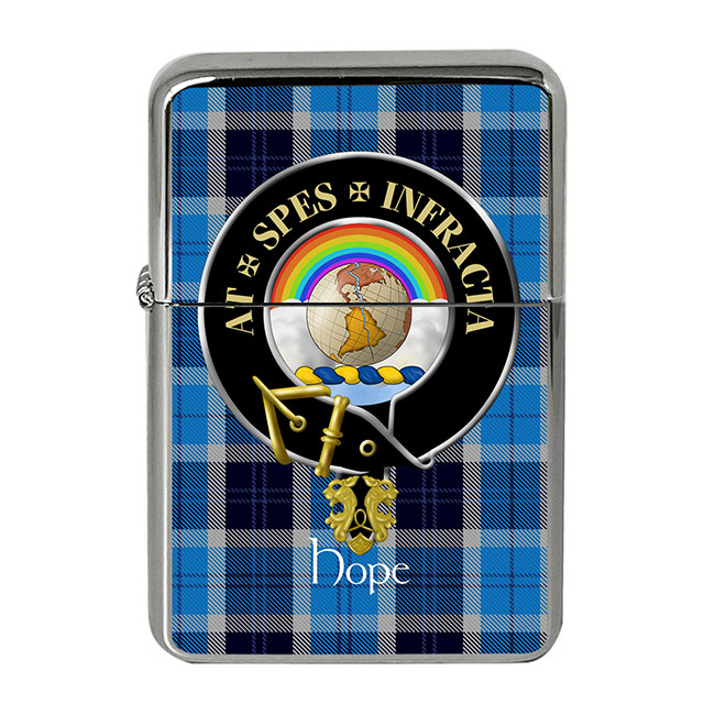 Hope Scottish Clan Crest Flip Top Lighter - Family Crests