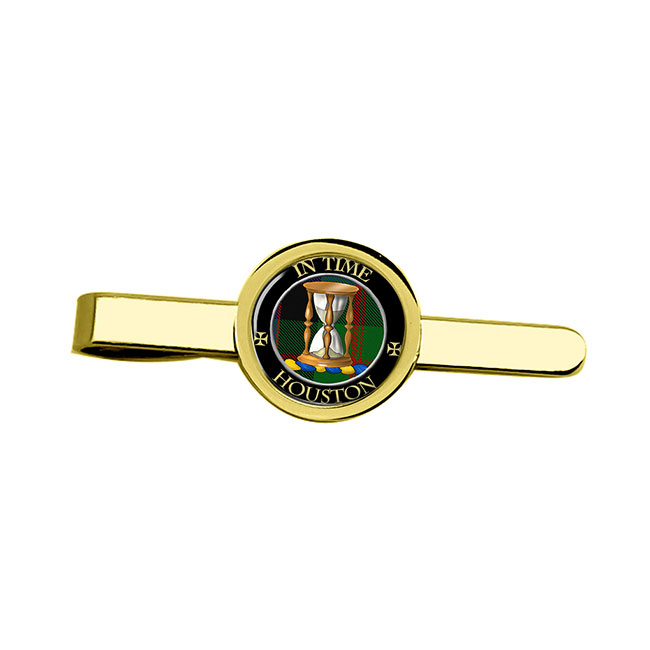 Houston Scottish Clan Crest Tie Clip - Family Crests