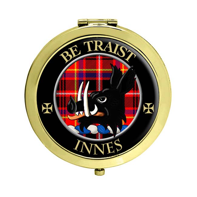 Innes Scottish Clan Crest Compact Mirror - Family Crests