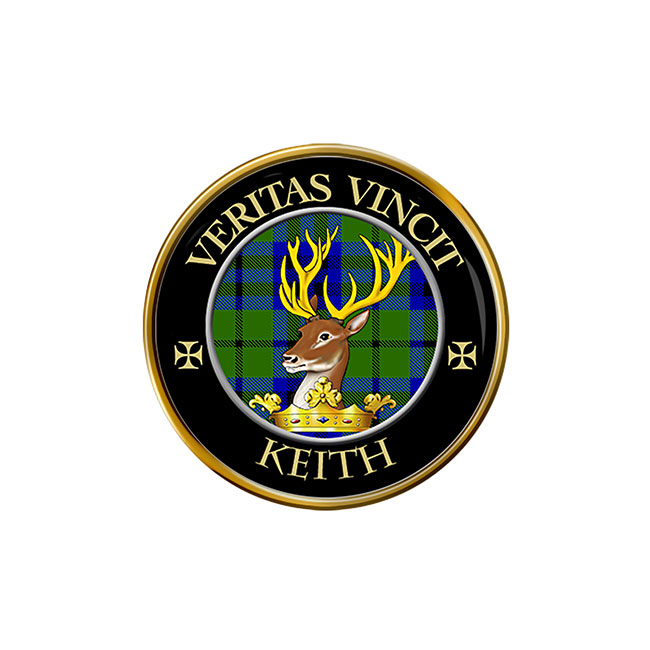 Keith Scottish Clan Crest Pin Badge - Family Crests