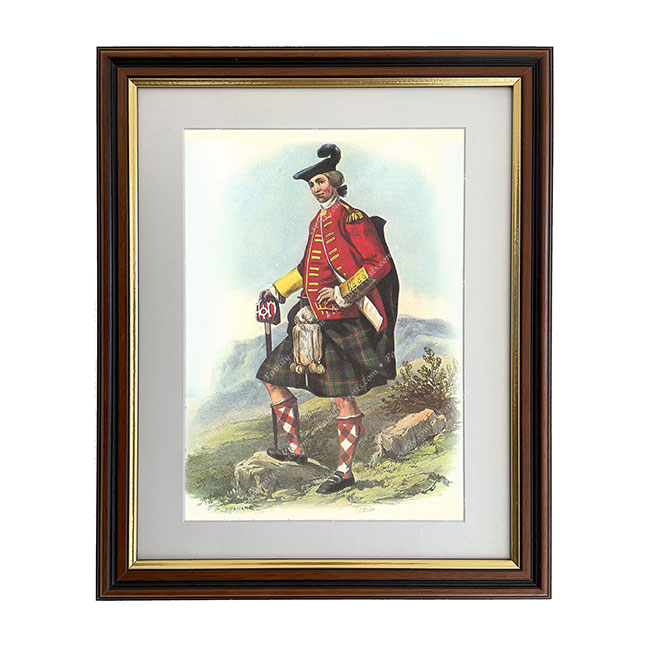 Kennedy Scottish Clansman Print - Family Crests