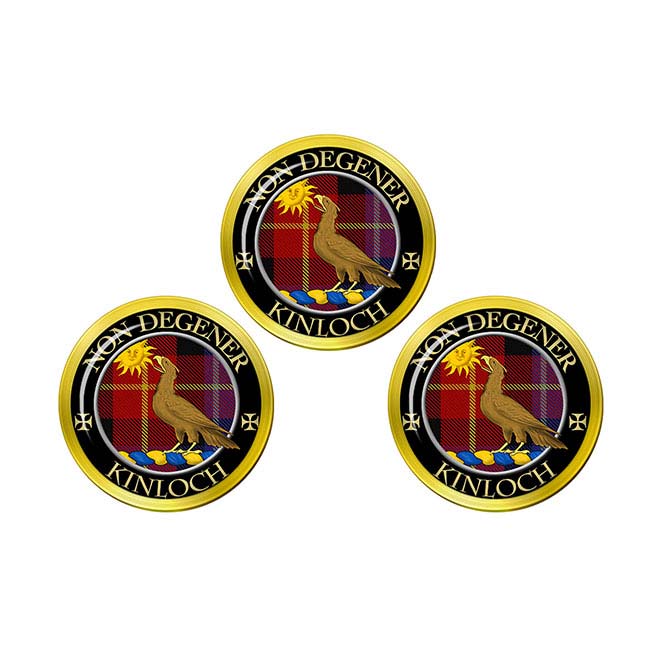 Kinloch Scottish Clan Crest Golf Ball Markers - Family Crests