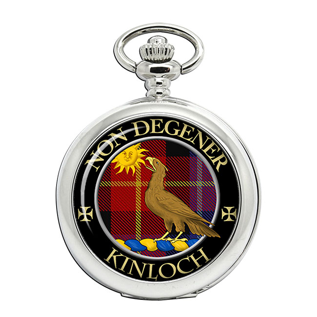 Kinloch Scottish Clan Crest Pocket Watch - Family Crests
