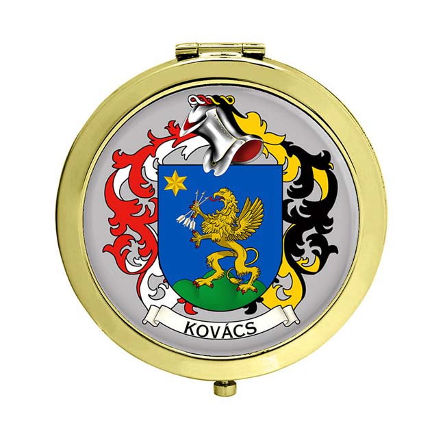 Kovács (Hungary) Coat of Arms Compact Mirror - Family Crests