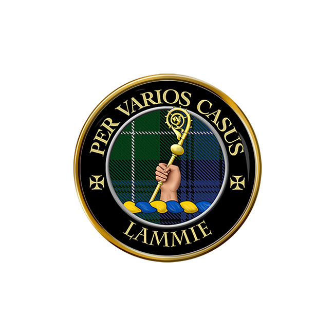 Lammie Scottish Clan Crest Pin Badge - Family Crests