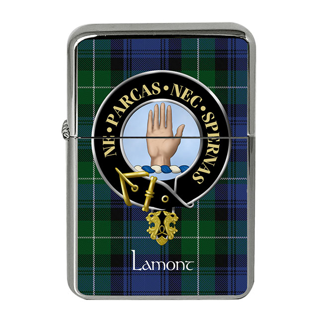 Lamont Scottish Clan Crest Flip Top Lighter - Family Crests