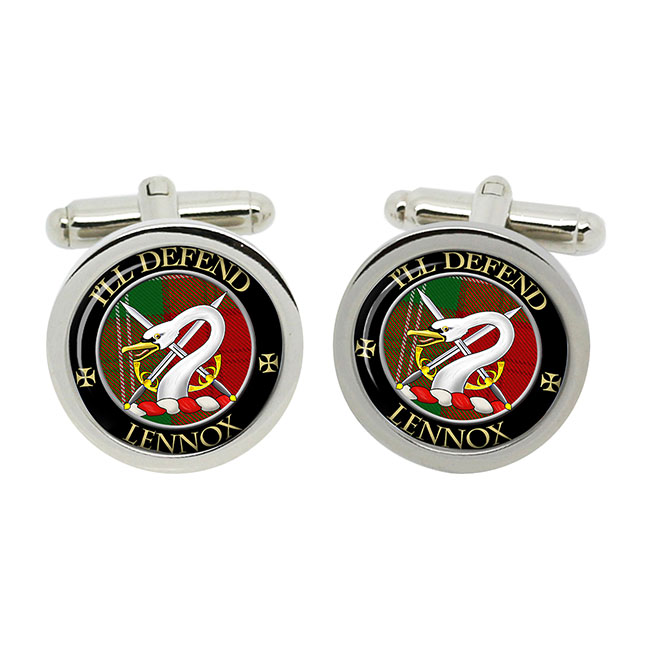 Lennox Scottish Clan Crest Cufflinks - Family Crests