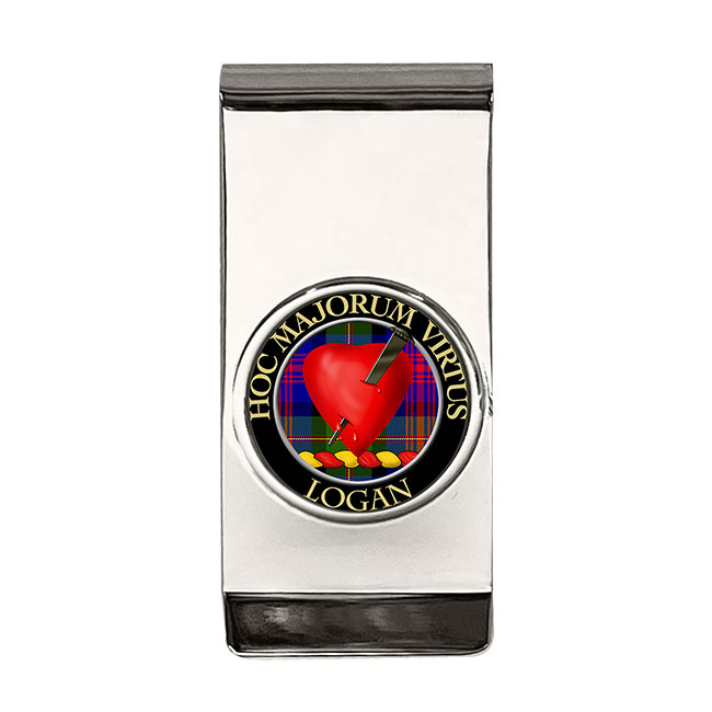 Logan Scottish Clan Crest Money Clip - Family Crests