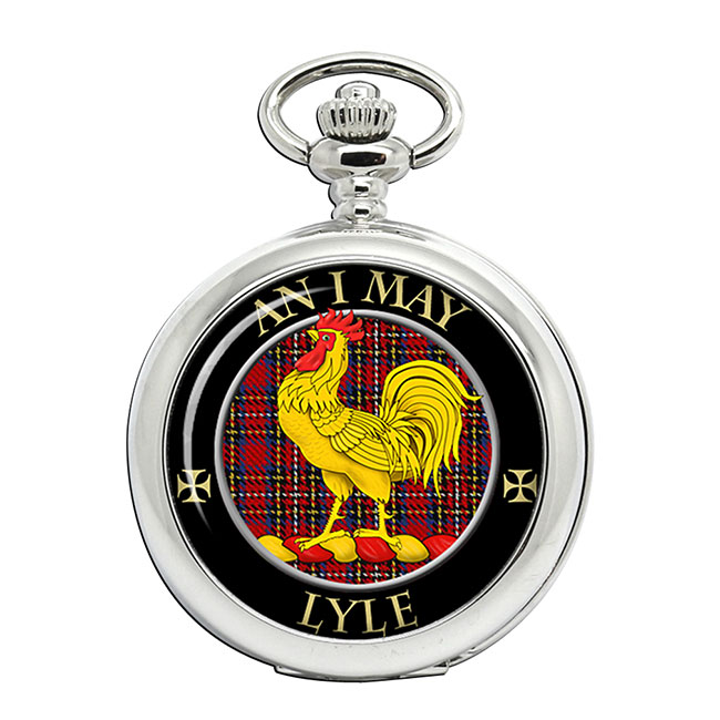 Lyle Scottish Clan Crest Pocket Watch - Family Crests