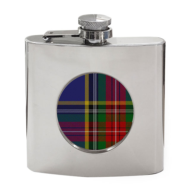 Macbeth Scottish Tartan Hip Flask - Family Crests