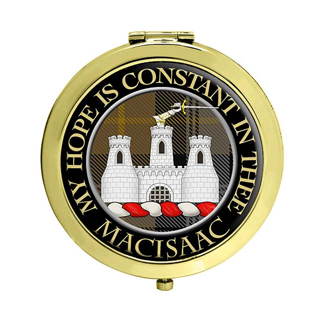 MacIsaac Scottish Clan Crest Compact Mirror - Family Crests